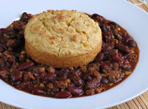 Chili with "Personal-Pan" Cornbread – Robin Robertson